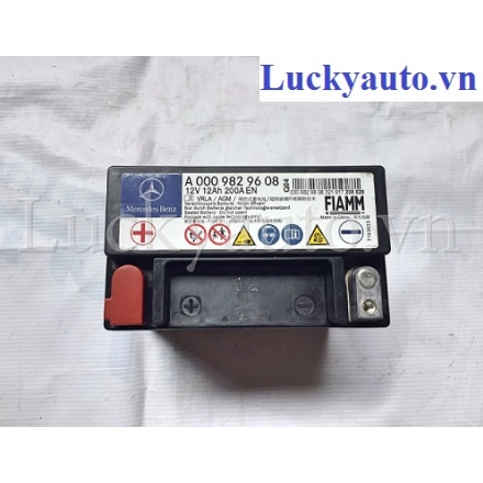 Bình ắc quy phụ xe Mercedes E250 chính hãng_ 0009829608